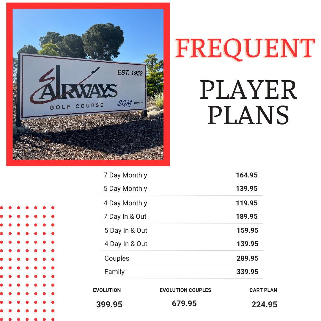 Frequent Players Only - Airways Golf Course - Fresno Golf